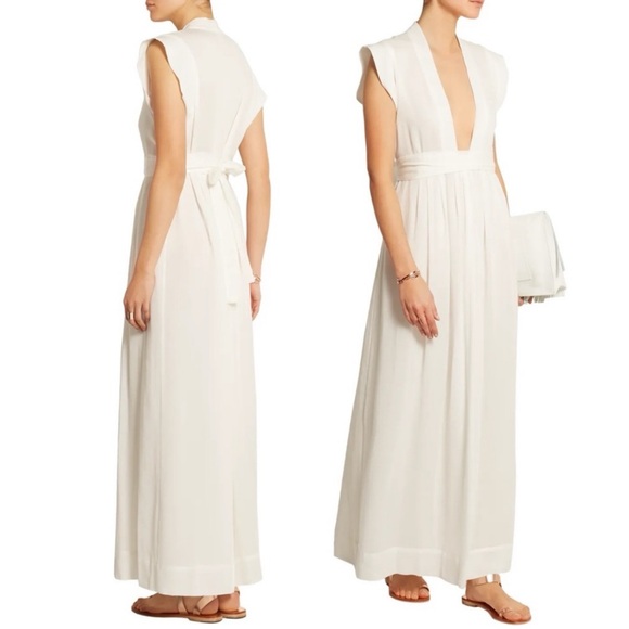 Isabel Marant | Dresses | Isabel Marant Sachi White Voile Maxi Midi ...
